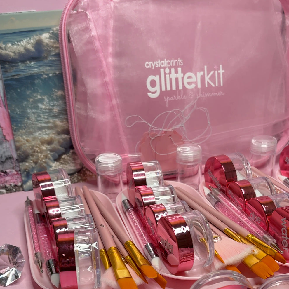 CrystalPrints Girl’s Night Glitter Kit Party Pack